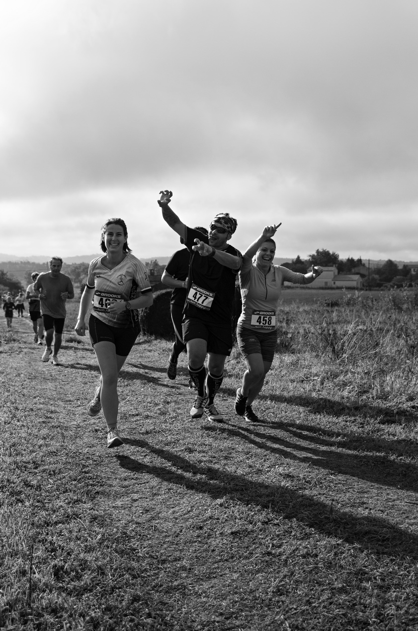 Photographie Sport Noir et Blanc : Reportage trail du Luberon 2015