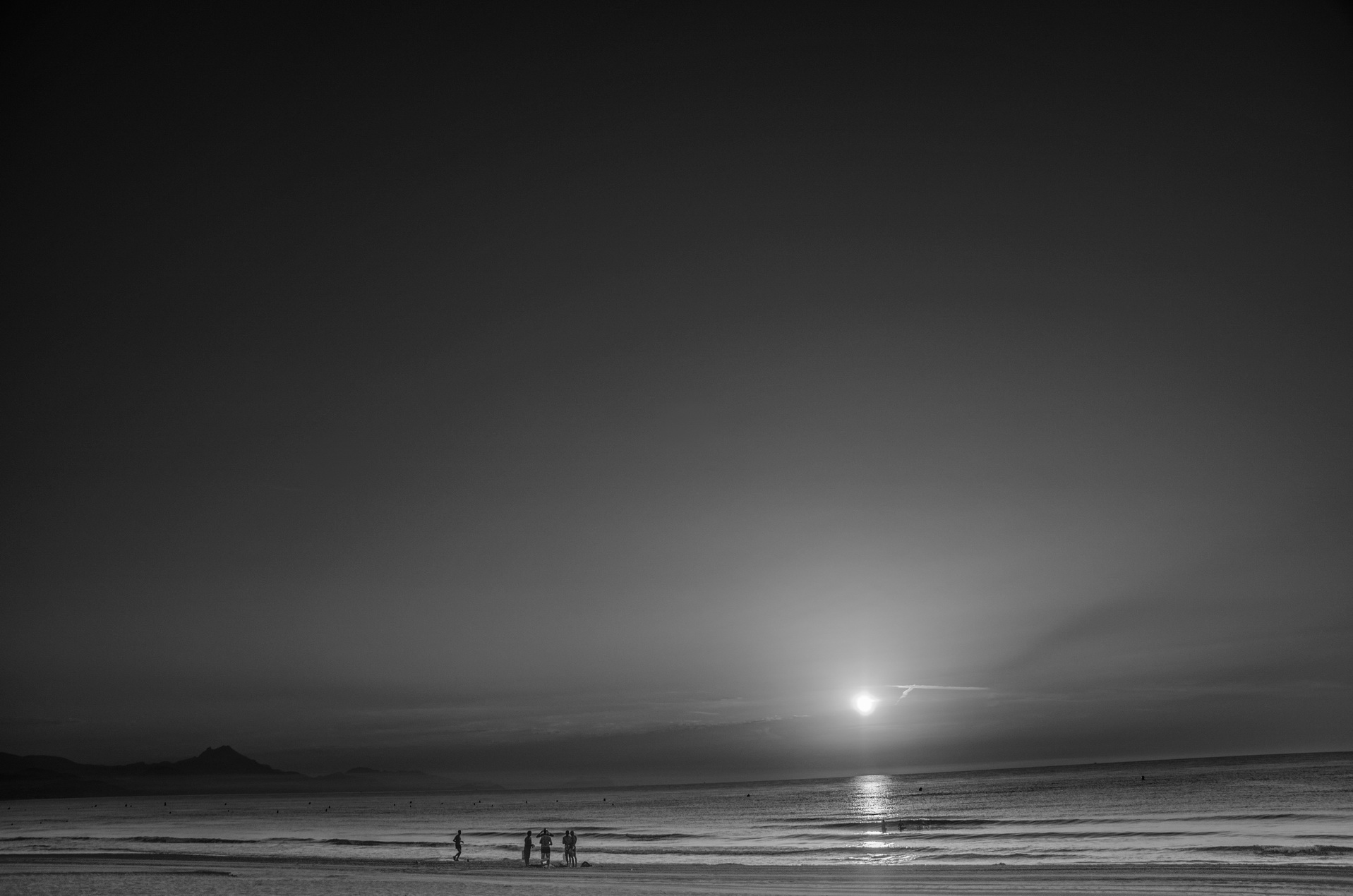 Photographie sportive en version Noir et Blanc : Sport événement.